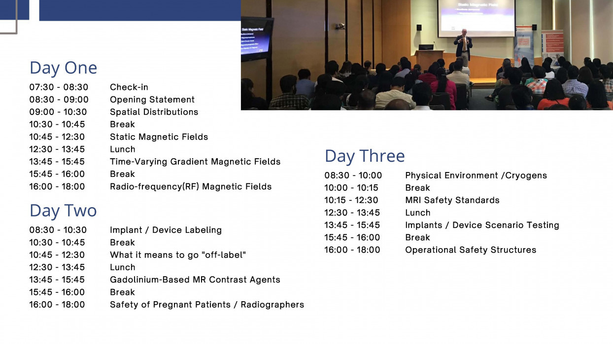 Photos from Advanced MRI safety seminar in Dubai in Dubai ...