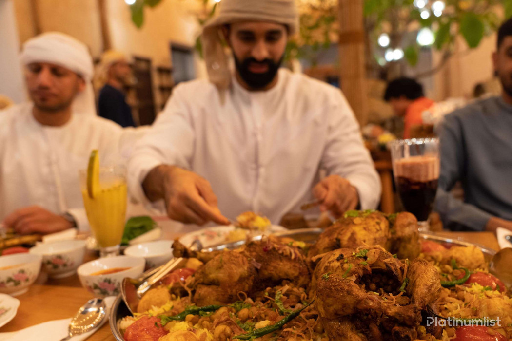 Photos from Emirati dining experience at Al Khayma restaurant in Dubai ...