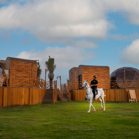 Photos from Al Marmoom Domes Desert Glamping & Dining experience in ...