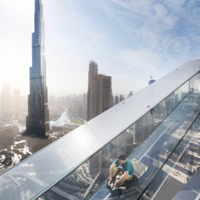 Photos from Sky Views Observatory with Glass Slide in Dubai ...