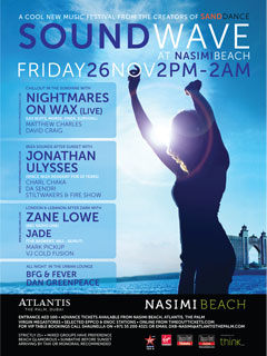 SOUNDWAVE ☼ at Nasimi Beach ♫ NIGHTMARES ON WAX ♫ JON ULYSSES ♫ ZANE ...