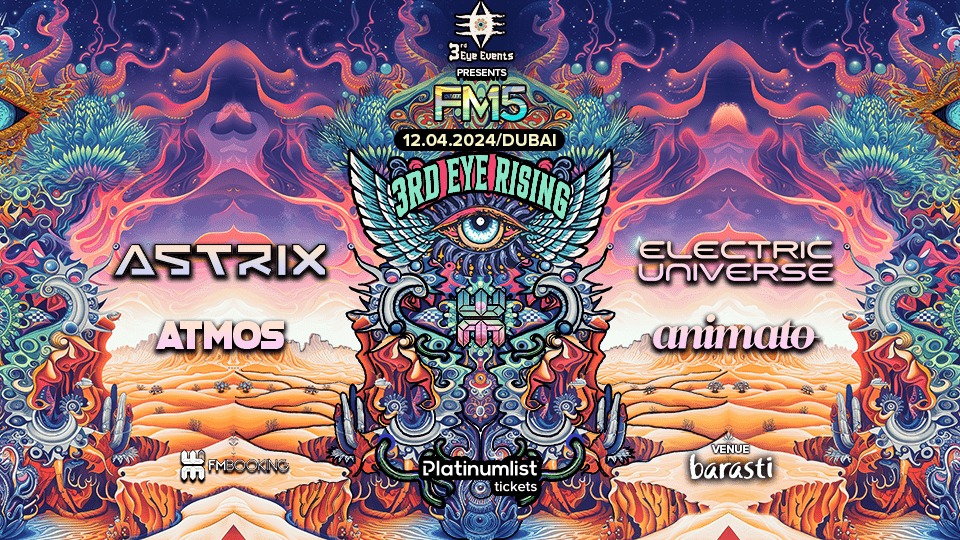 3rd Eye Rising presents Astrix in Dubai Tickets, 2024 Electronic Music ...