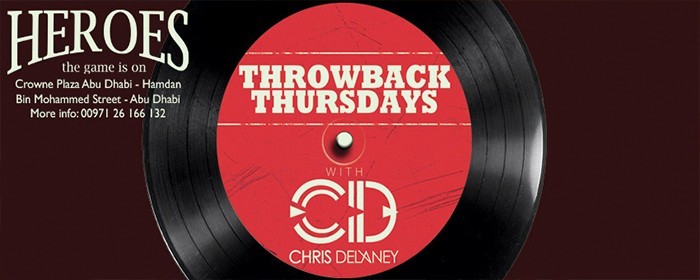 DJ Chris Delaney Last Throwback Thursday @ Heroes Bar - Crown Plaza ...