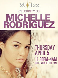 ETOILES PARTY WITH CELEBRITY DJ MICHELLE RODRIGUEZ - Platinumlist.net