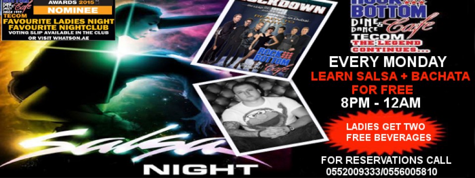 Salsa Mondays, followed by Resident Band - lockdown and DJ-CJ ...