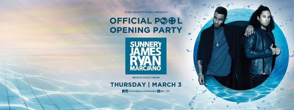 Zero Gravity POOL OPENING PARTY with Sunnery James & Ryan Marciano ...