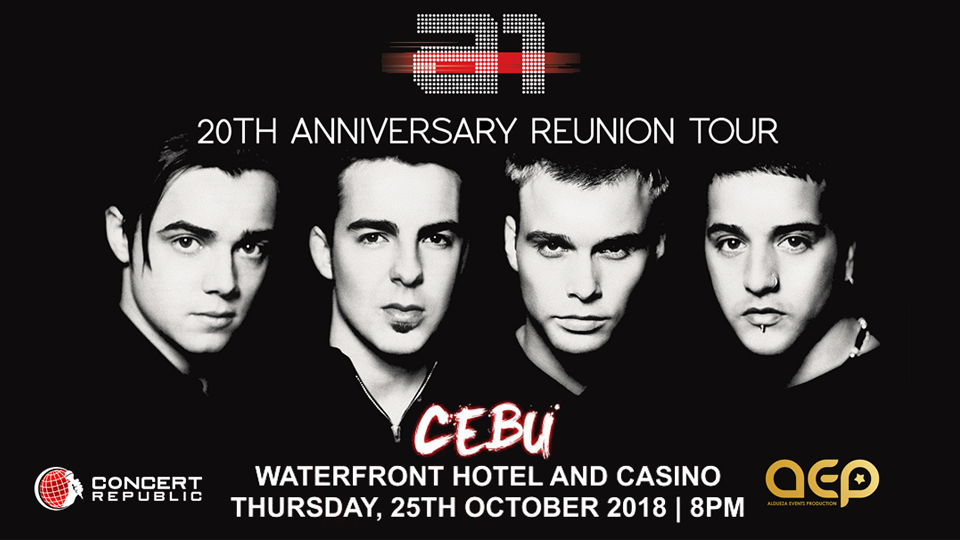 A1 Live in Cebu The 20th Anniversary "REUNION" Tour - Platinumlist.net