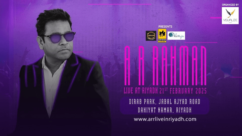 A. R. Rahman in Riyadh tickets, 2025 Live Concert - Platinumlist.net