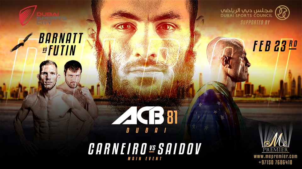 ACB 81: MMA Event - Less Show, More Fighting! - Platinumlist.net