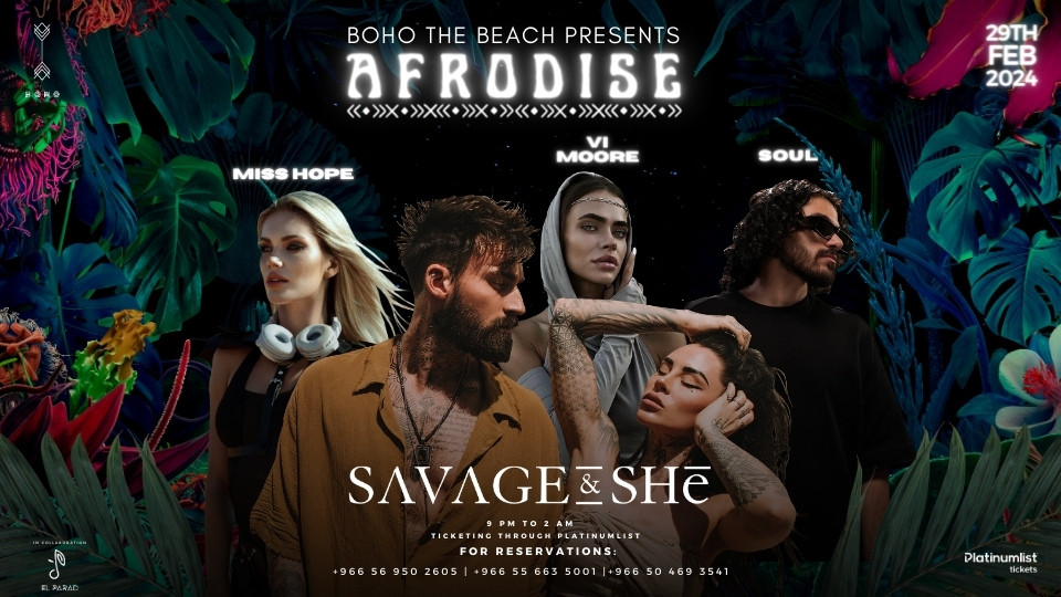AFRODISE in Jeddah Tickets, 2024 Musical Event - Platinumlist.net
