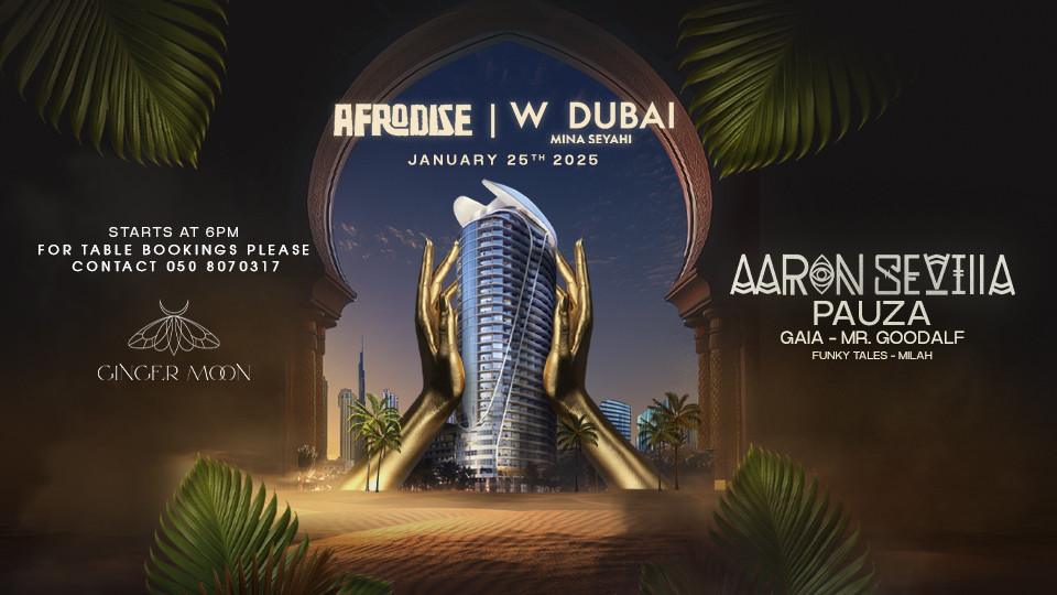 Afrodise – W Dubai Mina Seyahi Tickets, 2025 Music Festival ...