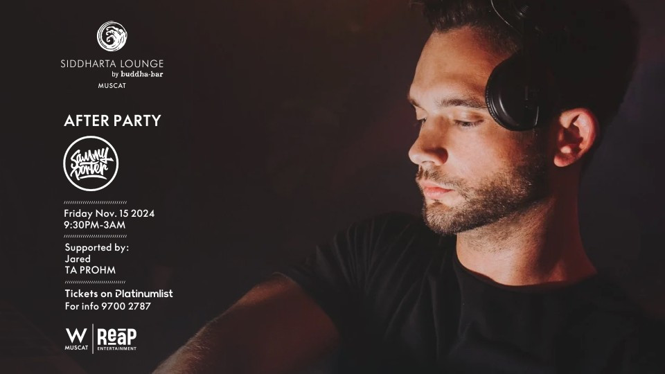 After Party Featuring Sammy Porter in Muscat Tickets, 2024 ...