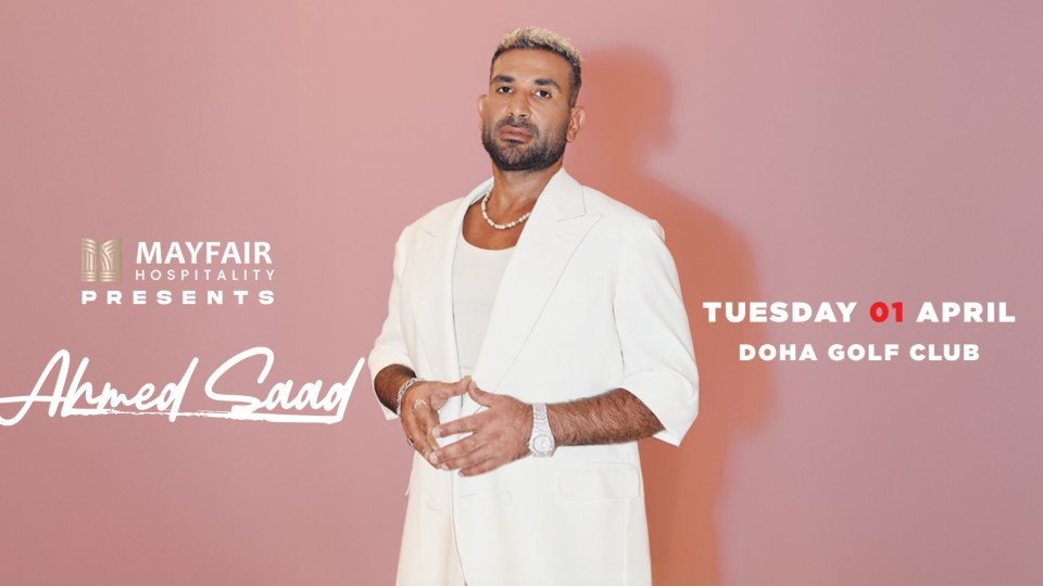 Ahmad Saad in Doha tickets, 2025 Live Concert - Platinumlist.net