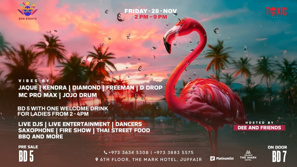 Aloha Closing Pool Party Vol.1 at Toxic Club Lounge, Bahrain in Manama Tickets, 2025 ...