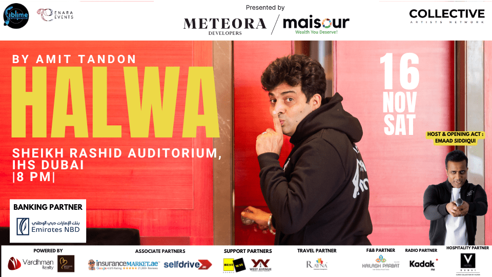 Amit Tandon in Dubai Tickets, 2024 Comedy Show - Platinumlist.net