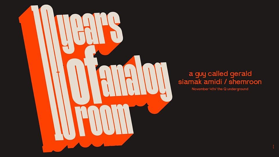 Analog Room in Dubai Tickets, 2022 Night Event - Platinumlist.net