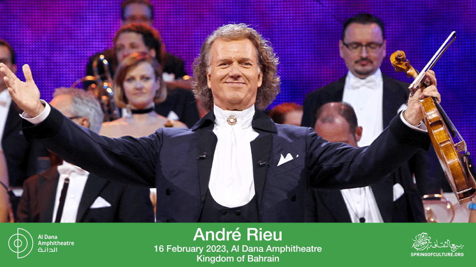 Andre Rieu live in Al Dana Amphitheatre, Bahrain - Platinumlist.net