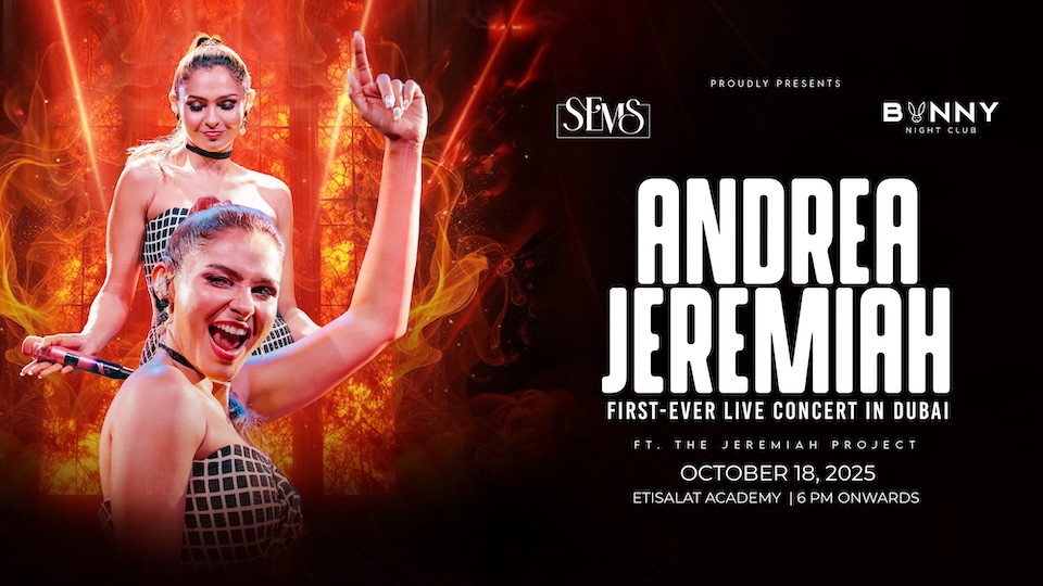 Andrea Jeremiah Live Ft. The Jeremiah Project at Etisalat Academy in Dubai Tickets, 2025 Music ...