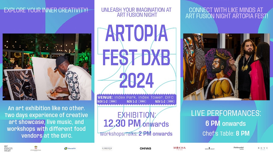 Art Fusion Night, Artopia Fest 2024 in Dubai Tickets, 2024 Festival - Platinumlist.net