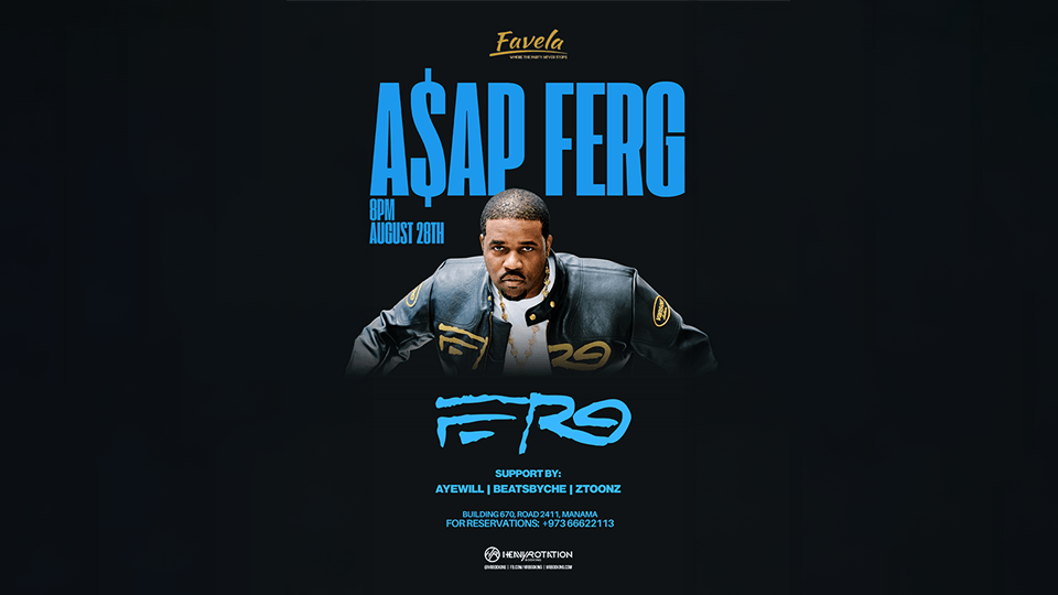 ASAP Ferg Live at Favela in Manama Tickets, 2025 Concert - Platinumlist.net