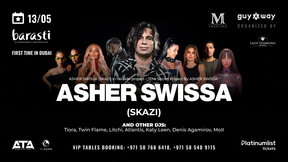 ASHER SWISSA a.k.a. Skazi in Dubai Tickets, 2023 Electronic Music ...