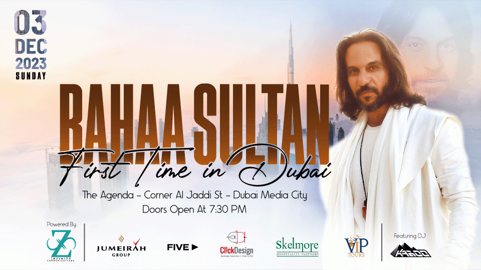 Bahaa Sultan in Dubai Tickets, 2023 Live Concert - Platinumlist.net