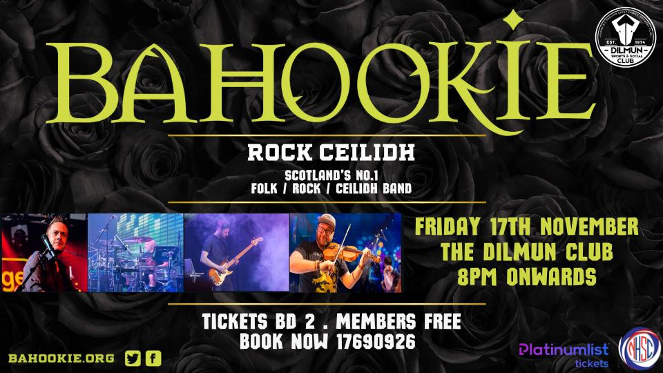 Bahookie Rock Ceilidh in Bahrain Tickets, 2023 Musical Event ...