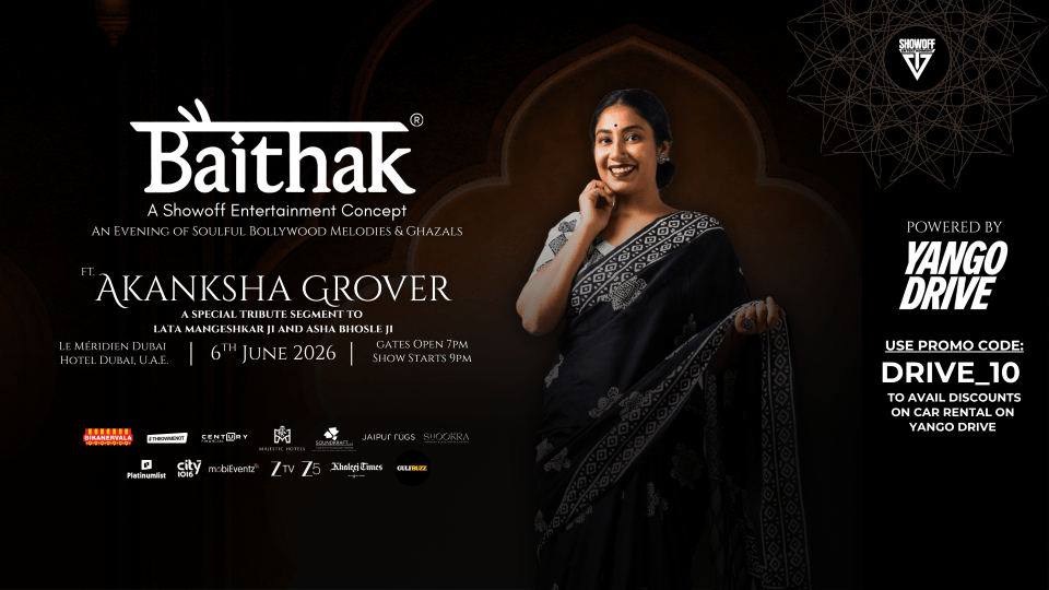 Baithak ft. Akanksha Grover in Dubai Tickets, 2026 Concert ...