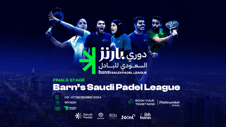 تذاكر دوري بارنز السعودي للبادل في الرياض، فعالية رياضية 2024 ...