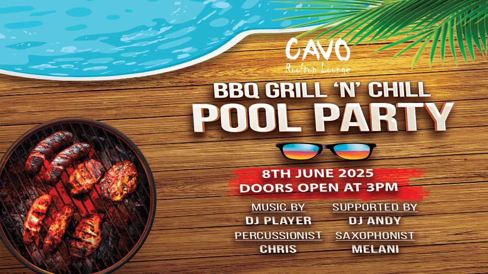 BBQ Grill & Chill Pool Party at Cavo Rooftop Bahrain in Manama tickets ...