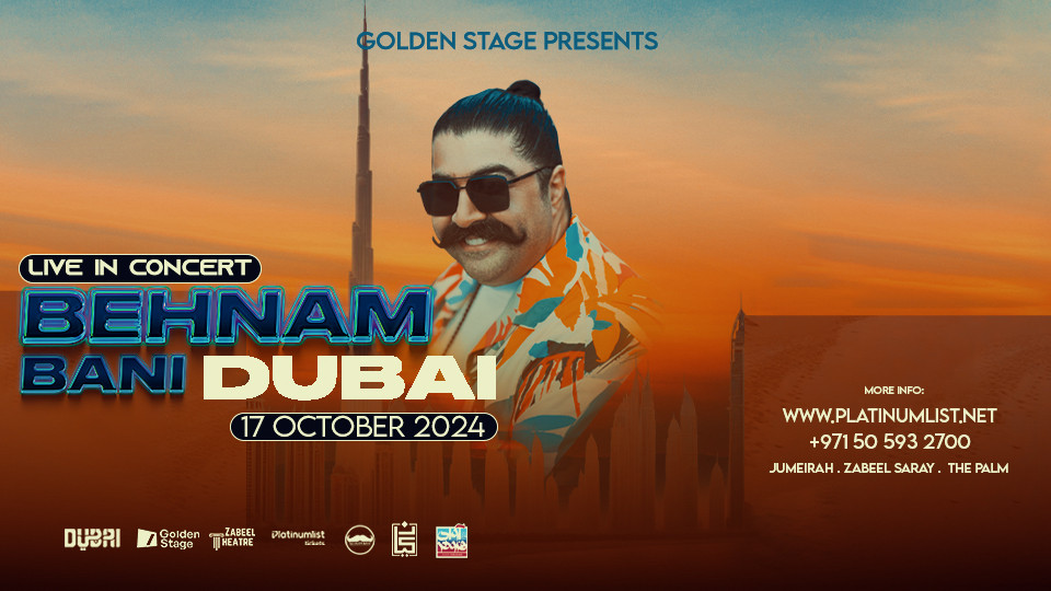 Behnam Bani in Dubai tickets, 2024 Live Concert - Platinumlist.net