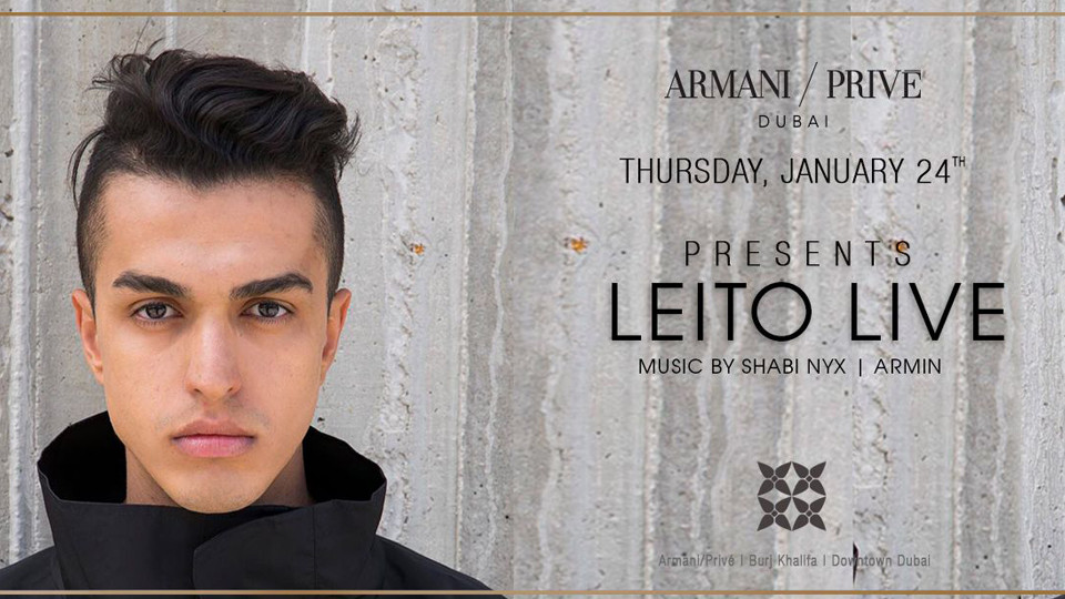 Behzad Leito Live in Dubai - Platinumlist.net