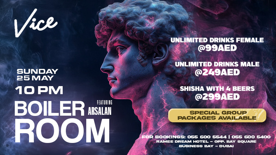 Boiler Room Sunday at Vice in Dubai Tickets, 2025 Party - Platinumlist.net