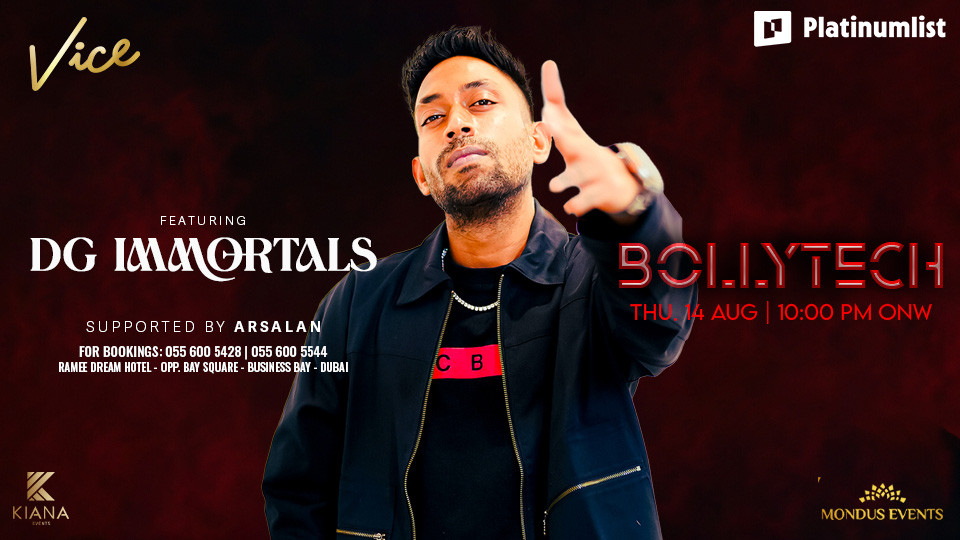Bollytech Thursday Night at Vice in Dubai Tickets, 2025 Party ...