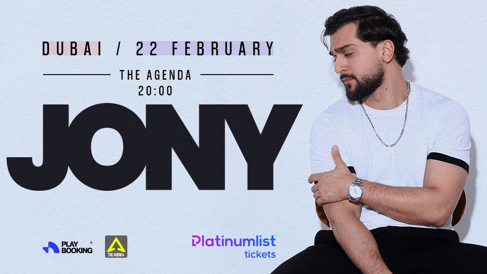 Большой сольный концерт JONY в Дубае - Platinumlist.net