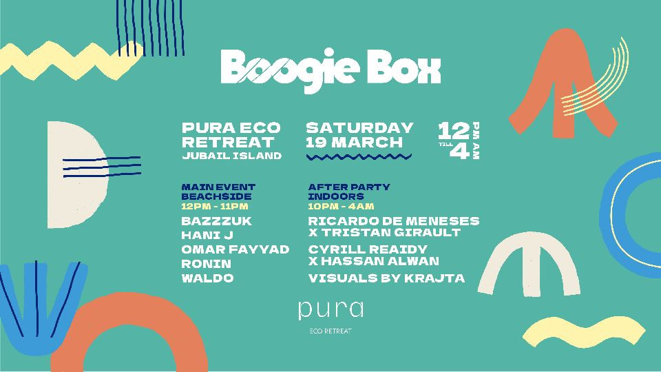 Boogie Box x Pura in Abu Dhabi Tickets, 2022 Party - Platinumlist.net