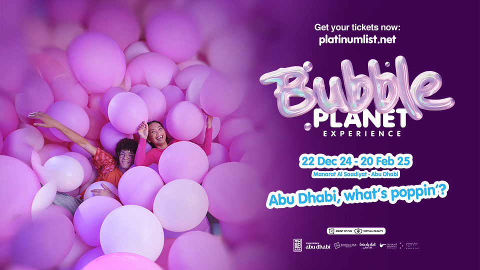Bubble Planet: An Immersive Experience Tickets, Abu Dhabi. Best Offers ...