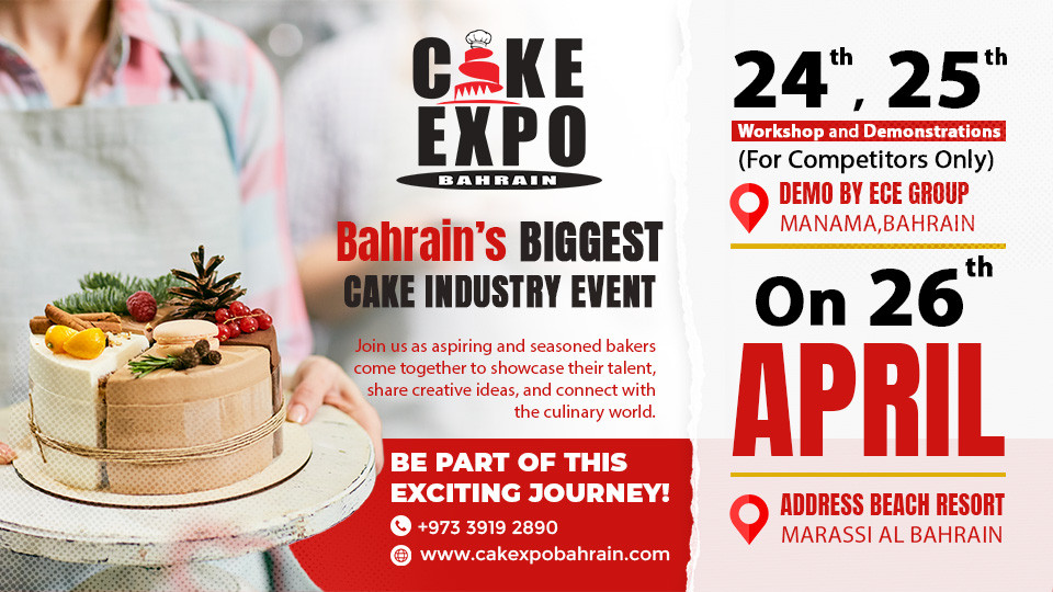 Cake Expo Bahrain in Manama tickets, 2025 Culinary Festival ...