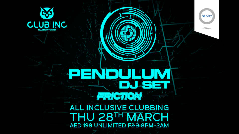 Club Inc presents Pendulum DJ Set - Platinumlist.net