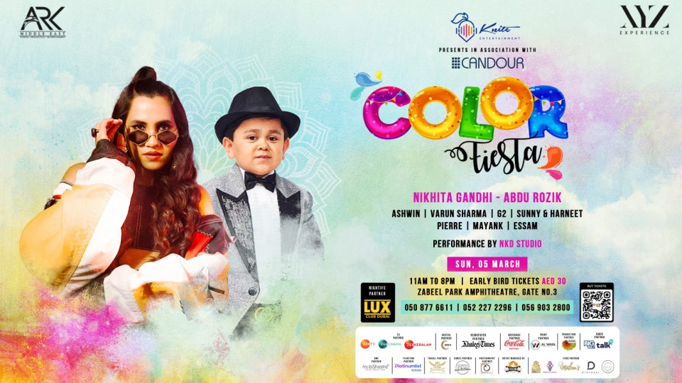 Color Fiesta 2023 in Dubai Tickets, Concert - Platinumlist.net
