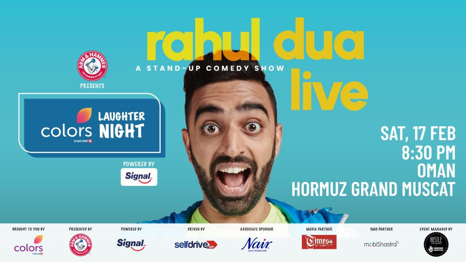 Colors Laughter Night ft. Rahul Dua in Muscat - Platinumlist.net