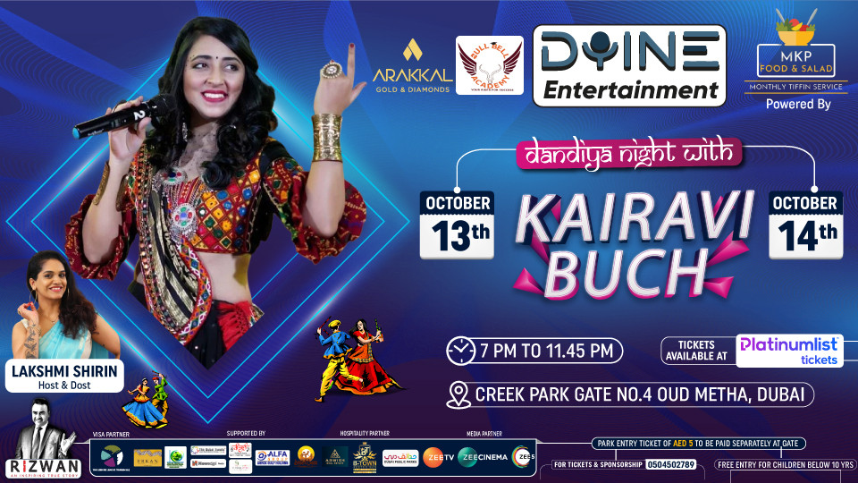 Dandiya and Garba with Kairavi Navratri 2023 - Dubai things to do