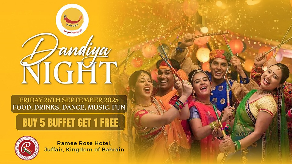 Dandiya Night at It's Mirchi Resturant at Ramee Rose Hotel in Manama ...