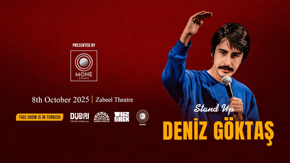 Deniz Goktas Turkish Stand Up at Zabeel Theatre in Dubai Tickets, 2025 ...