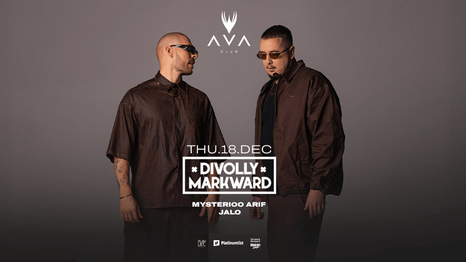 Divolly & Markward live at AVA Club in Manama Tickets, 2025 Party ...