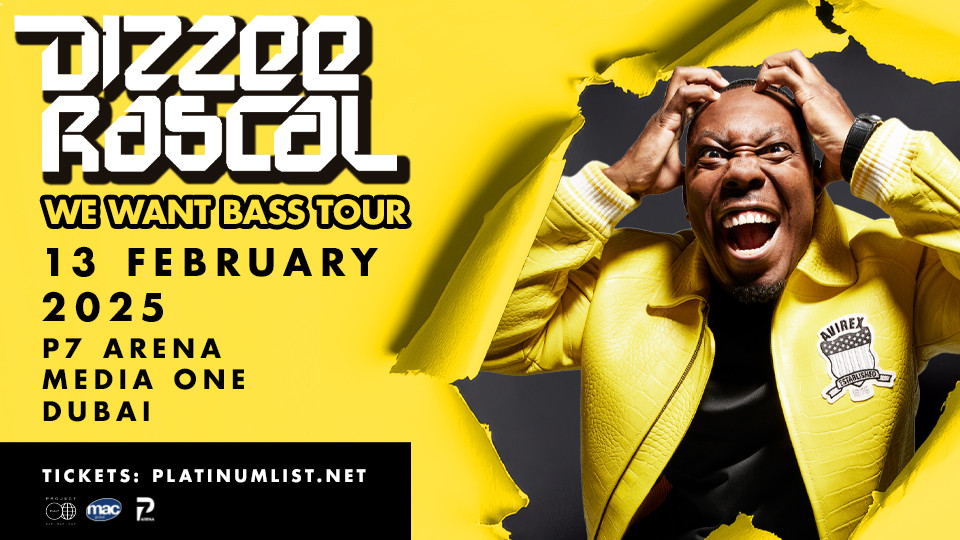 Dizzee Rascal's We Want Bass Tour in Dubai Tickets, 2025 Live Concert ...