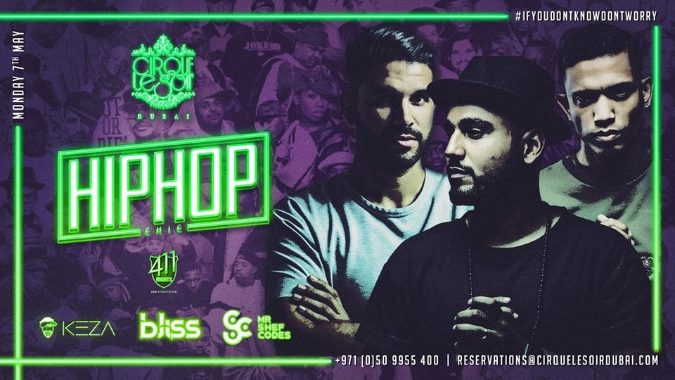 DJ Bliss x KEZA x Mr Shef Codes x Hip Hop Chic Monday - Platinumlist.net