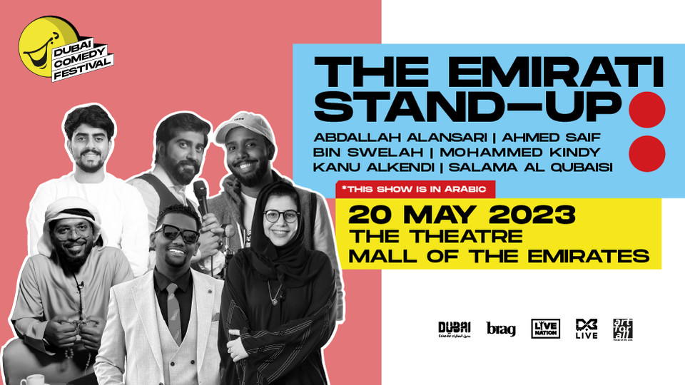 Dubai Comedy Festival presents The Emirati Stand-Up in Dubai Tickets ...