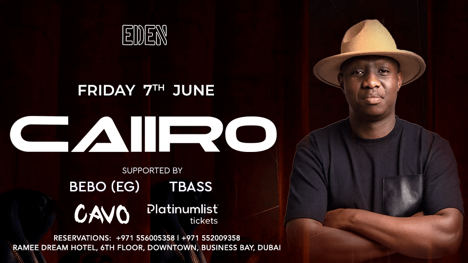 Eden Presents Caiiro Performing Live at Cavo, Dubai - Platinumlist.net