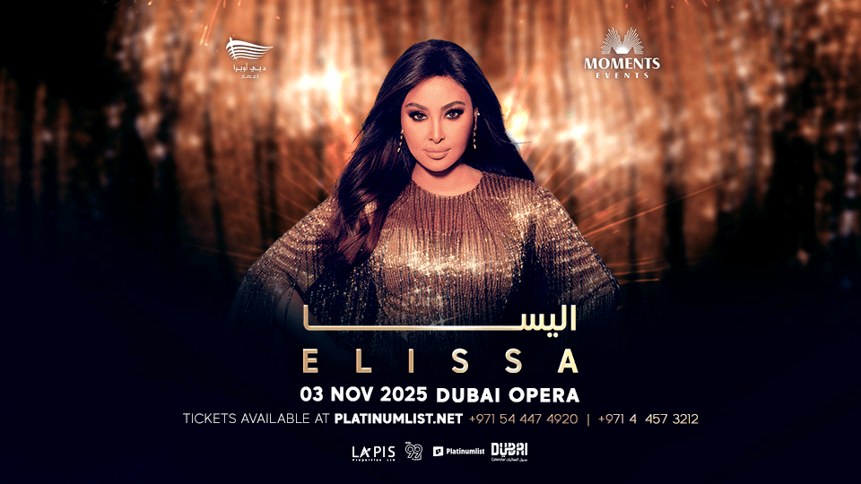 Elissa in Dubai tickets, 2025 Concert - Platinumlist.net